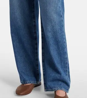 Ag Kora Mid-rise Wide-leg Jeans