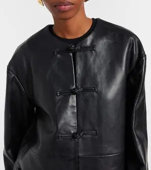 RÓHE Leather Jacket - Black
