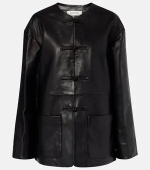 RÓHE Leather Jacket - Black