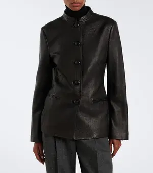 RÓHE Leather Jacket - Black