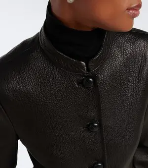 RÓHE Leather Jacket - Black