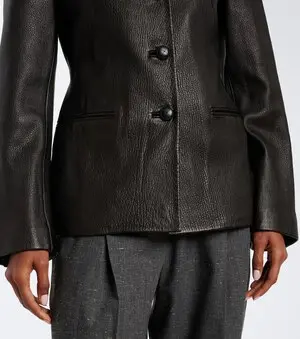 RÓHE Leather Jacket - Black