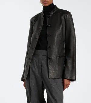 RÓHE Leather Jacket - Black