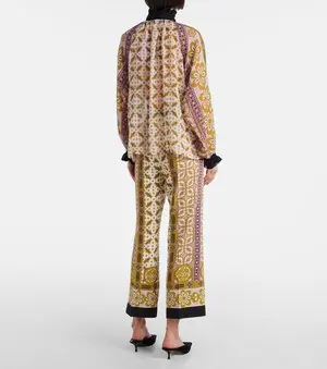La DoubleJ Cerere Printed Tie-neck Blouse - Multicoloured