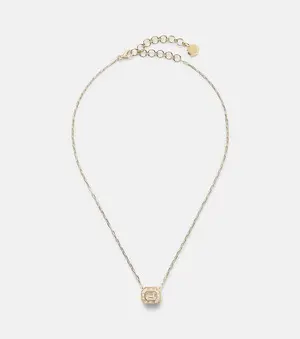 Shay Jewelry Illusion 18kt Yellow Diamond Pendant Necklace - Gold
