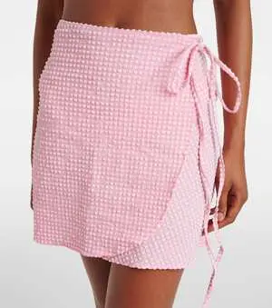 Hunza G Gingham Beach Cover-up - Pink