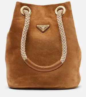 Prada Gold Tone Bucket Bags