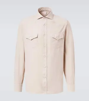 Brunello Cucinelli Ls Cotton Shirt
