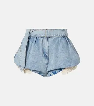 Magda Butrym Frayed Shorts For Women