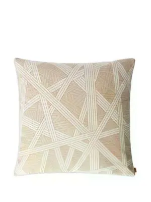 Missoni Nastri Geometric-pattern Cushion - Neutrals
