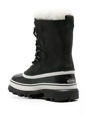 Sorel Caribou Lace-up Snow Boots - Black
