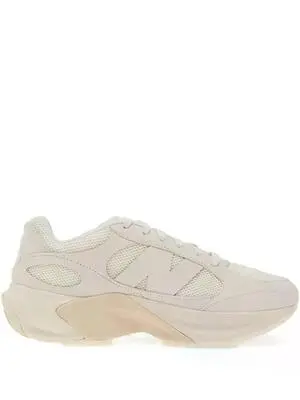 NEW BALANCE Mesh-panelled Leather Trainers - Neutrals
