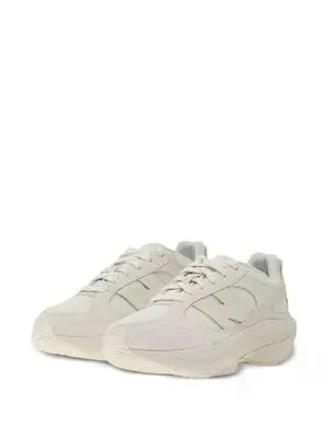 NEW BALANCE Mesh-panelled Leather Trainers - Neutrals