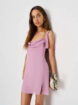 REFORMATION Dorsia Mini Dress - Sugar Plum