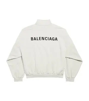 Balenciaga Cotton Logo Zip-up Jacket