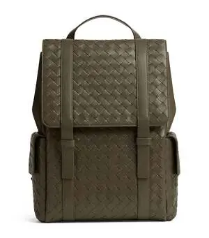 Bottega Veneta Intrecciato Backpack - Green