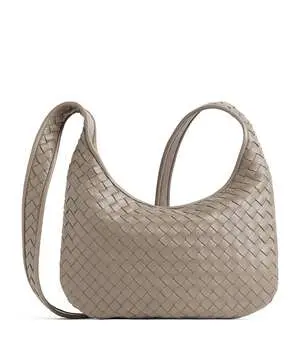 Bottega Veneta Small Veneto Cross-body Bag - Grey