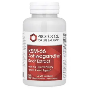 PROTOCOL FOR LIFE BALANCE Protocol Ksm-66 Ashwagandha Stress And Sleep Support 90 Capsules - One-color