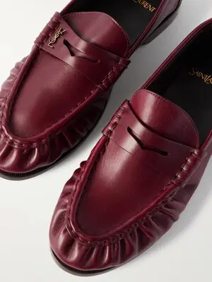 Saint Laurent Le Loafer In Leather - Red