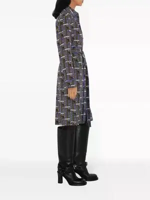 Burberry Silk Twill Dress