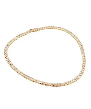 ANITA KO Arrow 18-karat Diamond Choker - Gold