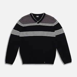 PXG Striped V-neck Sweater
