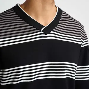 PXG Striped V-neck Sweater