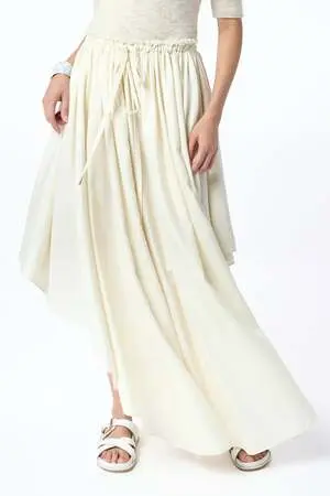 Gabriela Hearst Dea Pleated Maxi Skirt