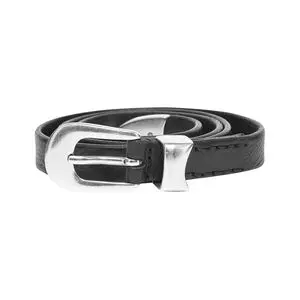 Our Legacy Leather 2cm Belt - Black