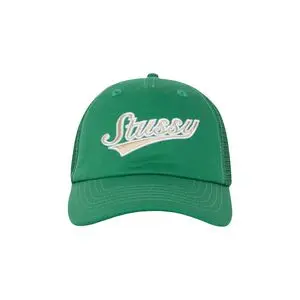 StÜssy Low Profile Athletic Trucker Snapback - Green