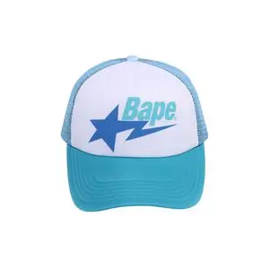 A BATHING APE Mesh Cap - Blue