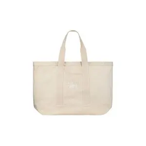 StÜssy Canvas Extra Large Tote Bag - Cream | Editorialist