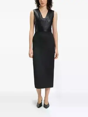 BOSS Panelled Midi Dress