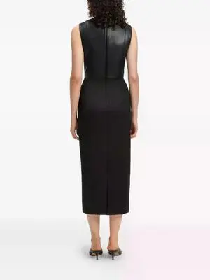 BOSS Panelled Midi Dress