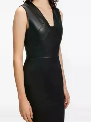 BOSS Panelled Midi Dress