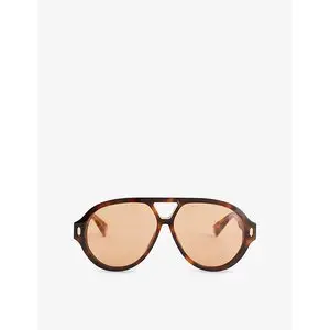 Amiri Aviator-frame Acetate Sunglasses
