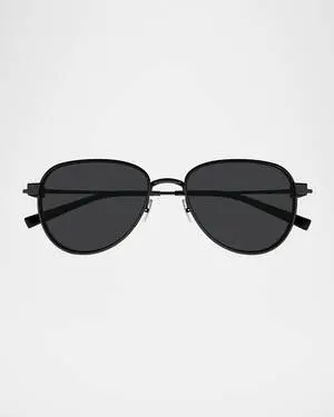 Saint Laurent SL 772 Metal Aviator Sunglasses Black4