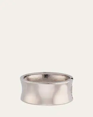 BEN-AMUN Hinged Bangle Bracelet - Silver