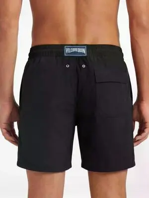 Vilebrequin Logo-patch Swim Shorts - Black