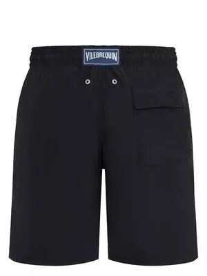 Vilebrequin Logo-patch Swim Shorts - Black