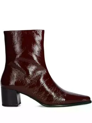 VAGABOND SHOEMAKERS Pointed-toe Block-heel Ankle Boots
