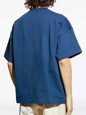 JIL SANDER Logo-print Cotton T-shirt - Blue
