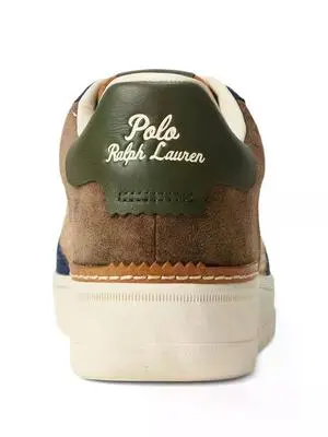 Polo Ralph Lauren Masters Suede-panelled Tweed Sneakers