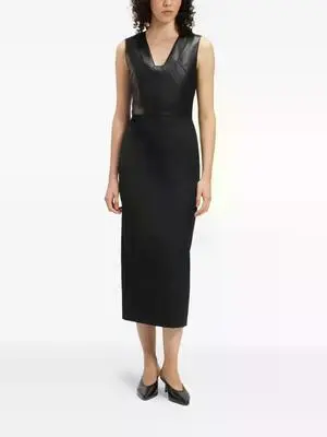 BOSS Paneled Midi Dress