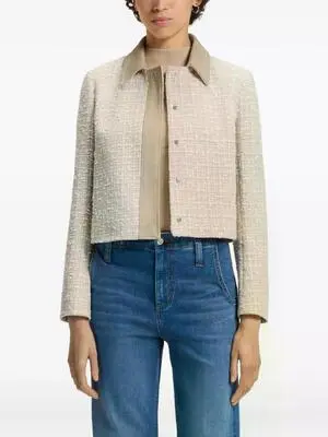 BOSS Tweed Cropped Jacket