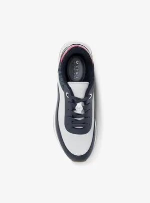Michael Kors Hattie Mixed-media Trainer
