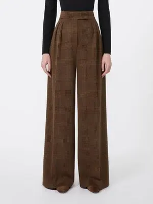 Max Mara Patterned Cotton Wool Jersey Trousers