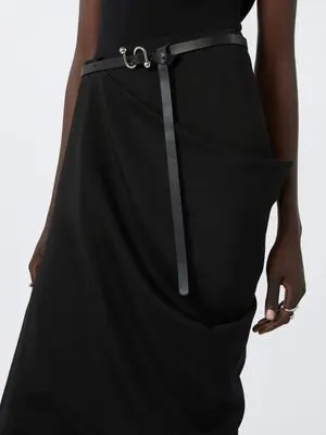 Max Mara Asymmetric Draped Skirt