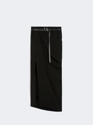 Max Mara Asymmetric Draped Skirt