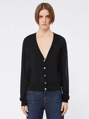 Max Mara Viscose And Wool Cardigan